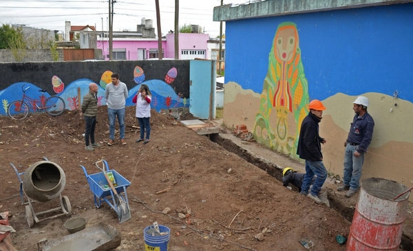 Galli en la obra de la Escuela Nº 58: "Desde 2015 hemos realizado una ...