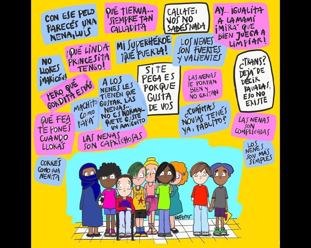 Ro Ferrer en Olavarría y por una comunicación no sexista